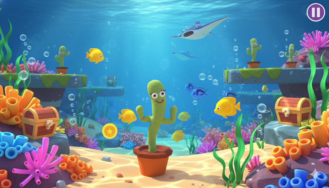 My Talking Cactus - Interactive Mobile Game for iOS & Android | Playpix ...