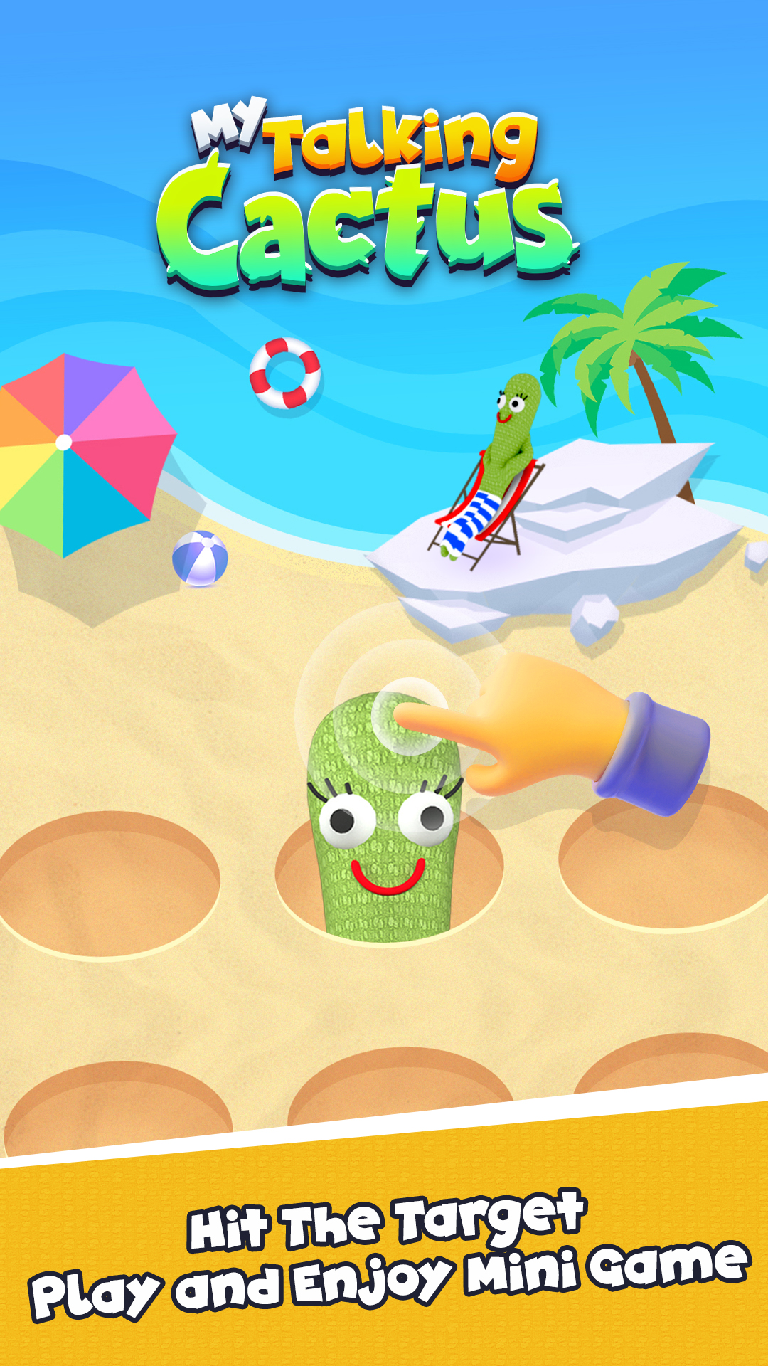 My Talking Cactus - Interactive Mobile Game for iOS & Android | Playpix ...
