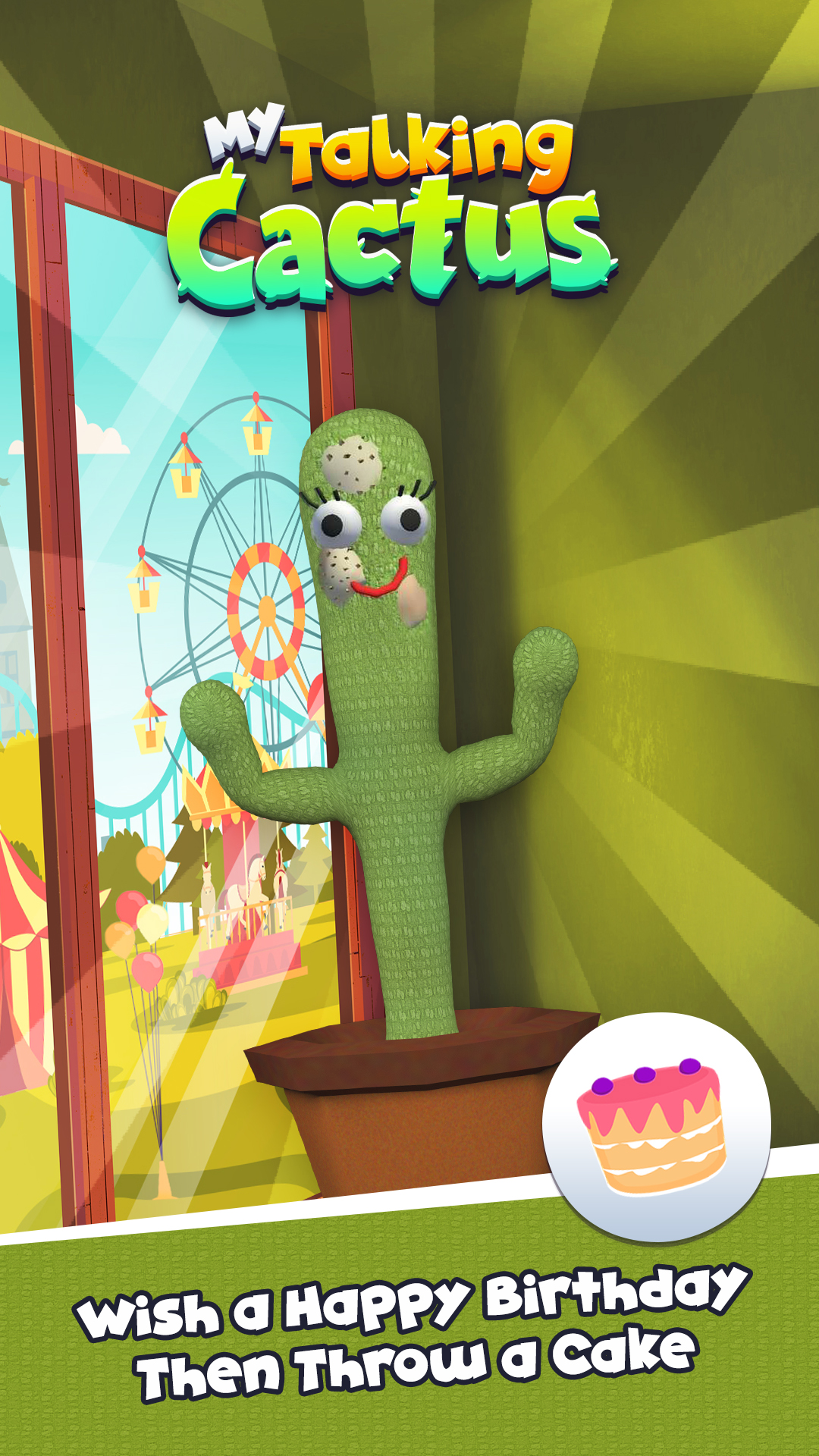 My Talking Cactus - Interactive Mobile Game for iOS & Android | Playpix ...